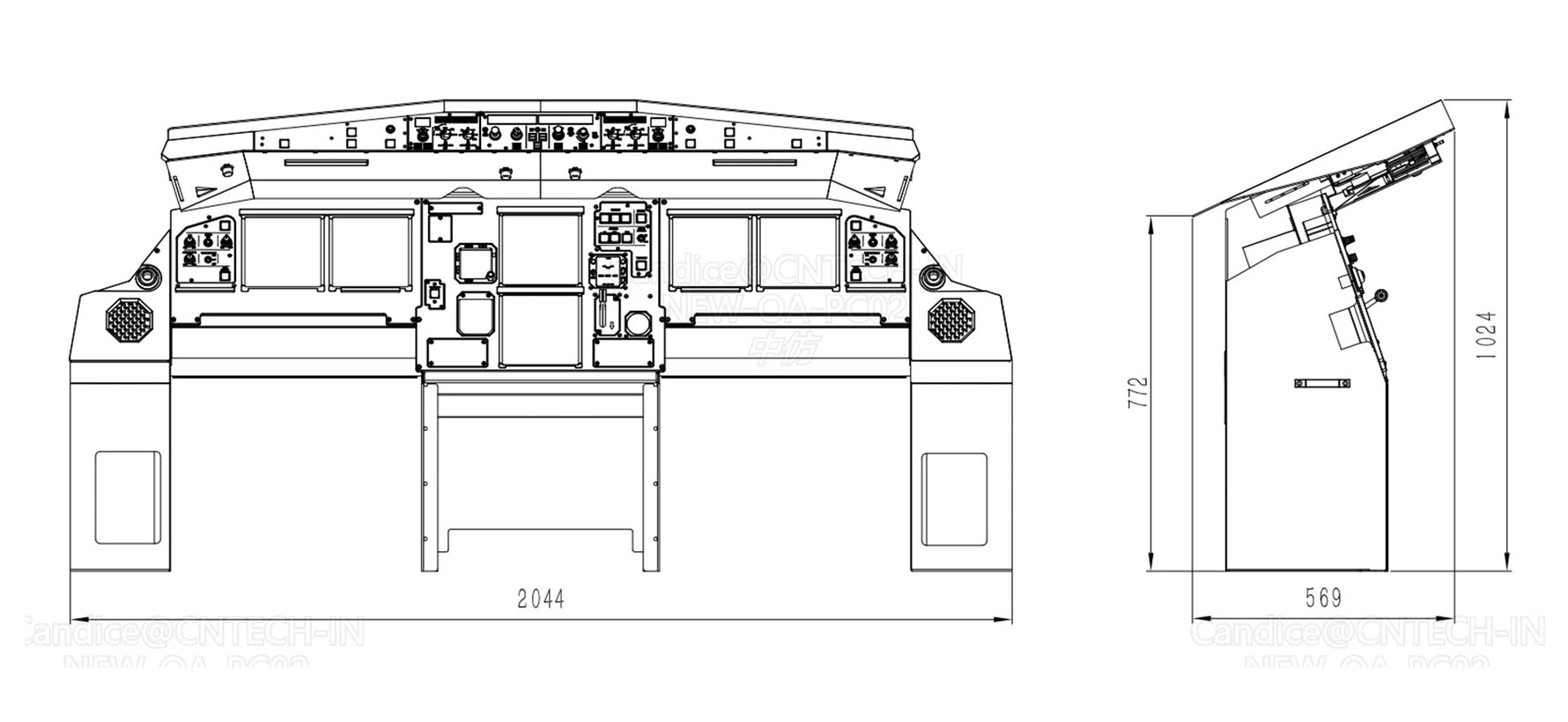 A320 Simulator MIP – CNFSimulator Store